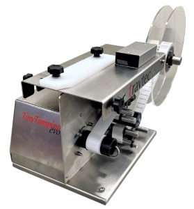 Tiny Tampino Evo // Desktop Tamper Evident Labeller - SysTec GmbH